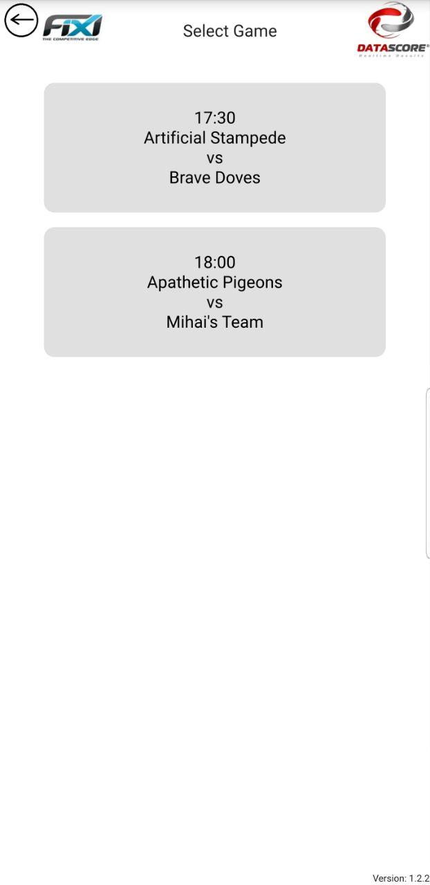 New FiXi Scoresheet Mobile App - Fixi